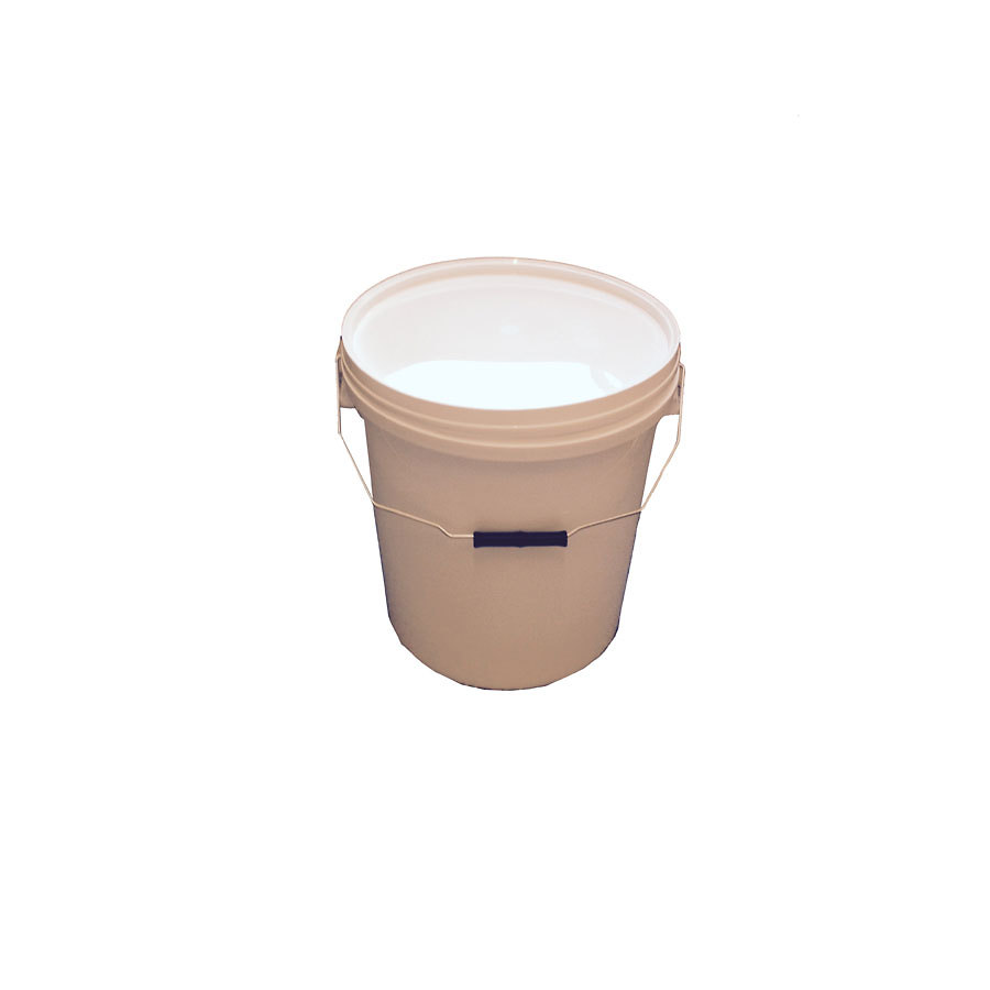 20L White Polypropylene Pail With Lid - Catering Supplies UK