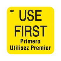 25 x 25mm Square Use First Label - Catering Supplies UK